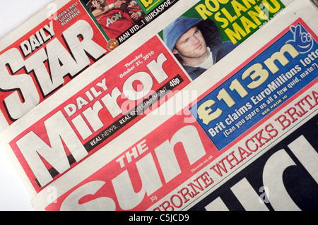 Tabloid Newspapers, UK Stock Photo - Alamy