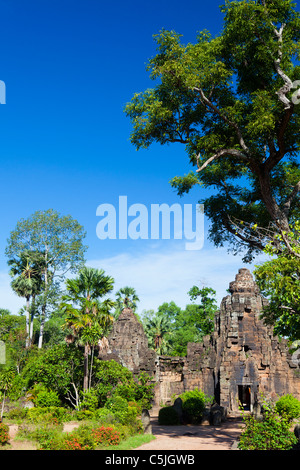Cambodia, Takeo province, Ta Prohm temples, Tan Le Bati temples, apsara ...