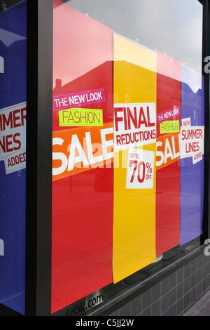 sale posters in the shop window of the Peek & Cloppenburg department ...