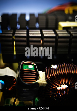 Computer motherboard, close up Stock Photo - Alamy