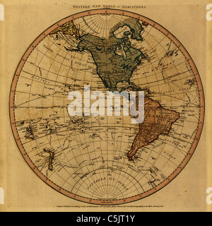 Antiquarian World Map - Antique 1786 World Map by William Faden ...