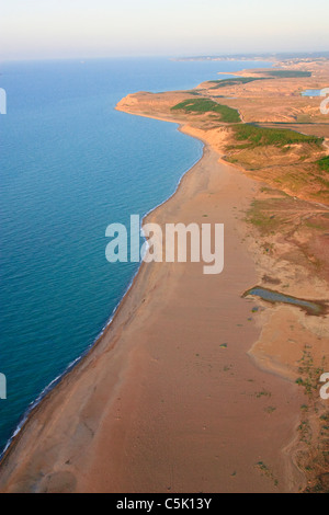Aerial view of Agacli beach, Black Sea coast of Istanbul, Turkey Stock ...