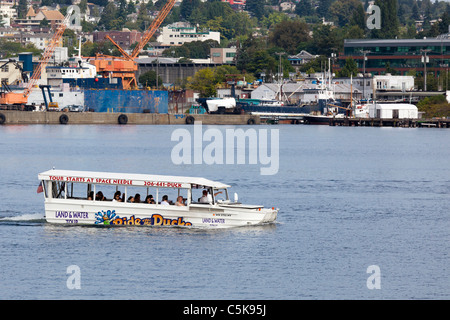 Ride the Ducks tour bus / boats in Seattle Washington USA Stock Photo ...