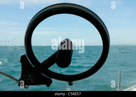 A Kent Clear View Screen, rotating boat windscreen that allows greater ...