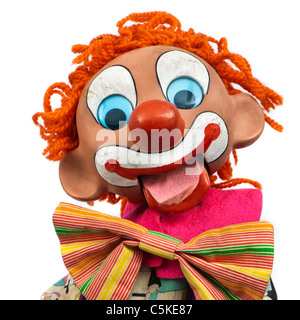 Vintage hand puppet clown / ventriloquist doll Stock Photo - Alamy