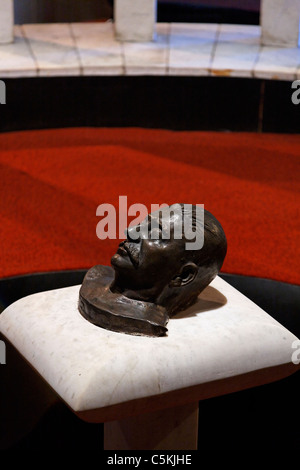 stalin death mask stalin museum gori Georgia Stock Photo - Alamy