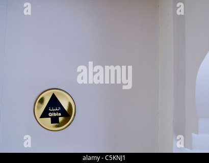 Arrow with Mecca direction Stock Photo - Alamy