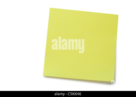 Yellow post its Stock Photo - Alamy