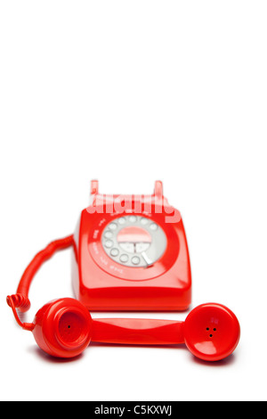 red bakelite old telephone Stock Photo: 33739845 - Alamy