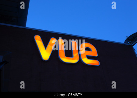 VUE cinema sign logo Stock Photo - Alamy