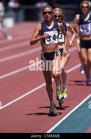 Suzy Favor Hamilton (USA) competing at the 2000 US Olympic Track and ...
