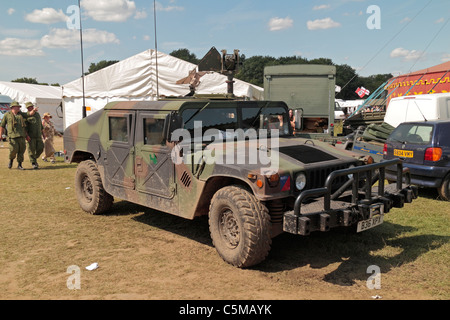 military Humvee vehicle on display at car show in UK Stock Photo - Alamy