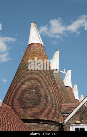 The Oast houses (for storing hops) at the Hop Farm Family Park, Paddock ...