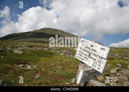 Mount Washington from Davis Path in the White Mountains, New Hampshire ...