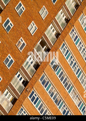 Trelawney Estate in Hackney East London built in the 1960s with high ...