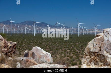 Mojave, California - Wind turbines in the Tehachapi Pass Stock Photo ...