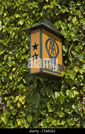 AA two star hotel sign Stock Photo - Alamy