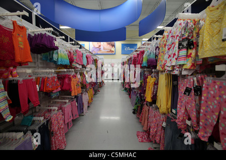 Clothing for sale in baby and toddler section in Walmart supercenter in ...