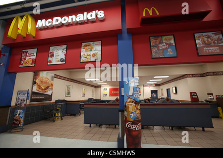 McDonald's in Walmart supercenter in Kitchener Ontario Canada 2011 ...