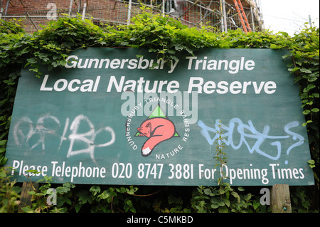 Gunnersbury Triangle Nature Reserve, Chiswick West London, England UK ...