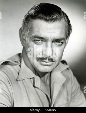 CLARK GABLE (1901-1960) US film actor at RAF Polebrook, England, in ...
