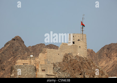 Fortress Muttrah, Fort in Muscat, Oman Middle East Stock Photo - Alamy