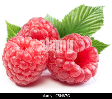 Fresh Ripe Perfect Raspberry Stock Photo - Alamy
