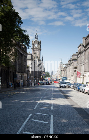 Princes Street ,Edinburgh, Scotland. Tartan dressed windows of the ...