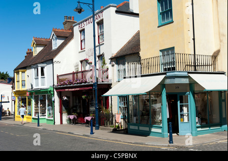 Shops on High Street, Whitstable, Kent, United Kingdom Stock Photo - Alamy