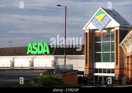 St Elli shopping centre and asda shopping trolleys in Llanelli town ...