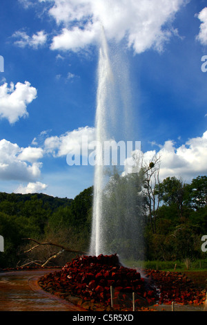 Cold water geyser Stock Photo - Alamy