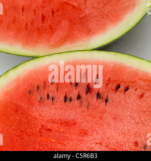 Cross sections of watermelon Stock Photo - Alamy