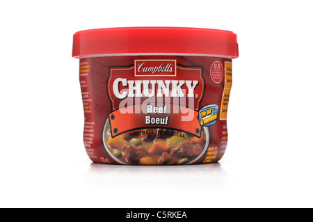 Beef Soup, Campbells Chunky Beef Stew Can Stock Photo - Alamy