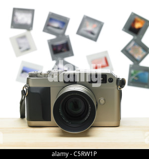 A camera with slides Stock Photo - Alamy