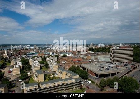 Southampton City centre, England - rooftop view Stock Photo - Alamy