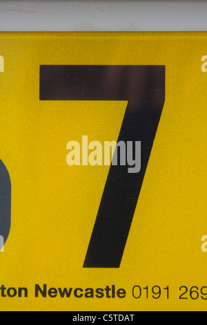 07 character number photograph Stock Photo - Alamy