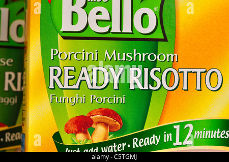 Quick cooking risotto package Stock Photo - Alamy