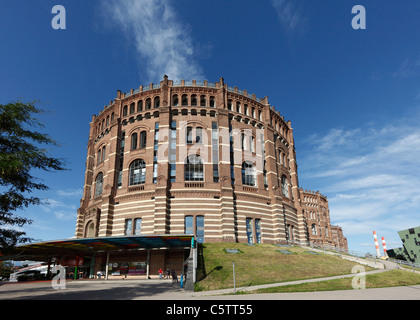 Gasometer B, Gasometer City, Simmering, Vienna, Austria Stock Photo - Alamy