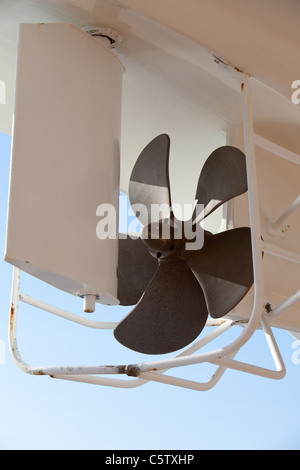 Rudder on a lifeboat Stock Photo - Alamy