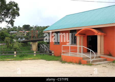Public Library, King Street, San Ignacio, Cayo, west Belize, Central ...