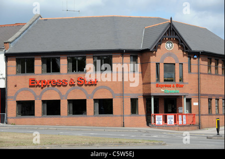 Express and Star newspaper offices in Cannock Staffordshire Uk Stock ...
