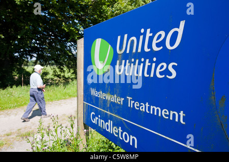 A sewage works in Grindleton, Lancashire, UK Stock Photo - Alamy