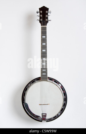 Banjo as a stringed instrument for making music Stock Photo - Alamy