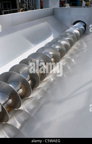 grape processing auger machine Stock Photo - Alamy