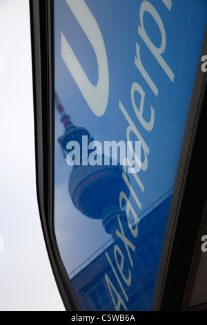 underground label; Berlin; Germany Stock Photo - Alamy