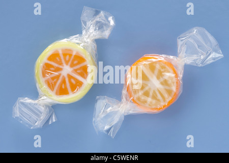 Two Sweets (Candies) in Wrappers Stock Photo - Alamy