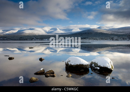 Cairngorm Mountains in winter, Cairngorms National Park, Scotland ...