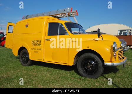 A vintage Morris Minor Post Office telephones van at classic car Stock ...