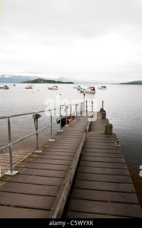 INCHMURRIN ISLAND ON LOCH LOMOND, ARGYLE, SCOTLAND. LOCH LOMOND IS THE ...