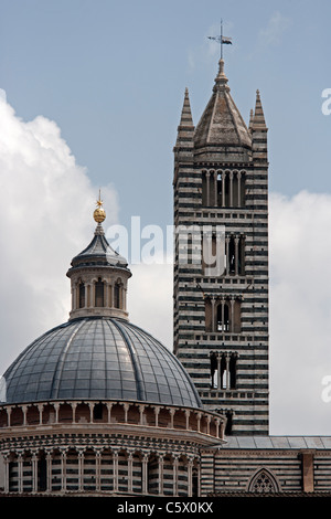 The Duomo and tower, Sienna, Italy Stock Photo - Alamy